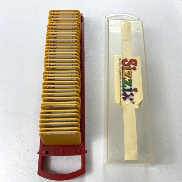 Sizzix | Other | Sizzix Sizzlits Alphabet Set 35 Dies Letters Full Set ...